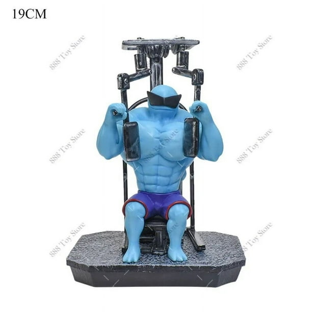 Figura de acción de Anime Pokemon Muscle Man Charmande Gengar Squirtle ...