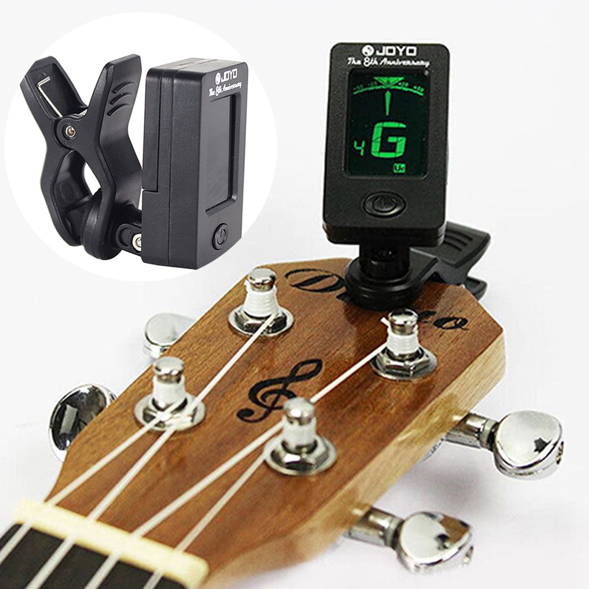 Walbest Chromatic Guitar Tuner Clip-On Tuner Digital Electronic Tuner ...