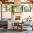 Abstract Art Outdoor TV Cover 52 to 55 inch Retro Green Collage Oil ...