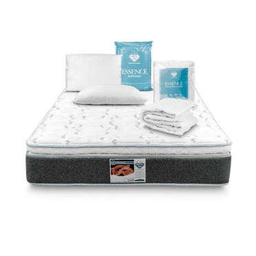 Colchón King Size + Box + Protector + Almohadas + Osito Spring Air ...