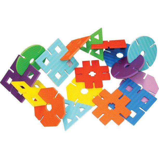 Creativity Street WonderFoam Giant Design Shapes - 4" Height x 7" Width ...