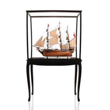 Black Pearl Pirate Ship Large With Floor Display Case - Walmart.com