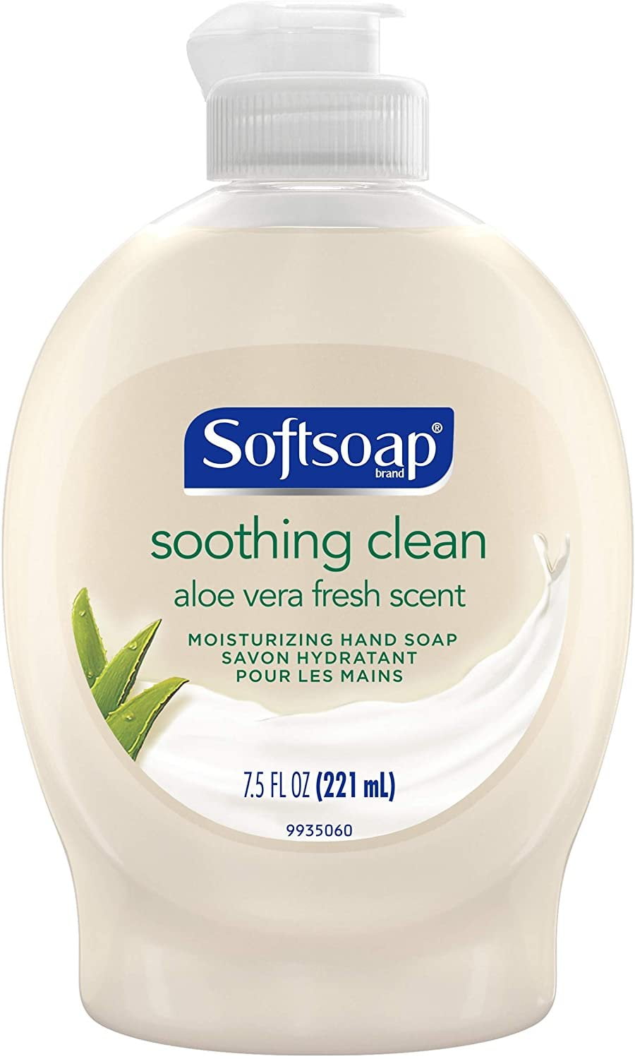 Softsoap Liquid Hand Soap with Flip Top Cap, Soothing Clean, Aloe Vera ...