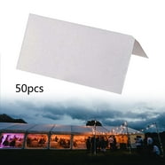 UNIQOOO Black Acrylic Rectangle Place Cards for Wedding, Perfect for ...