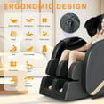 Full Body Massage Chair Zero Gravity Mode Pu Leather Electric Massage