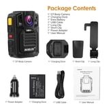 Body Cameras For Law Enforcement 1080P 140° Wide Angle Body Mounted ...