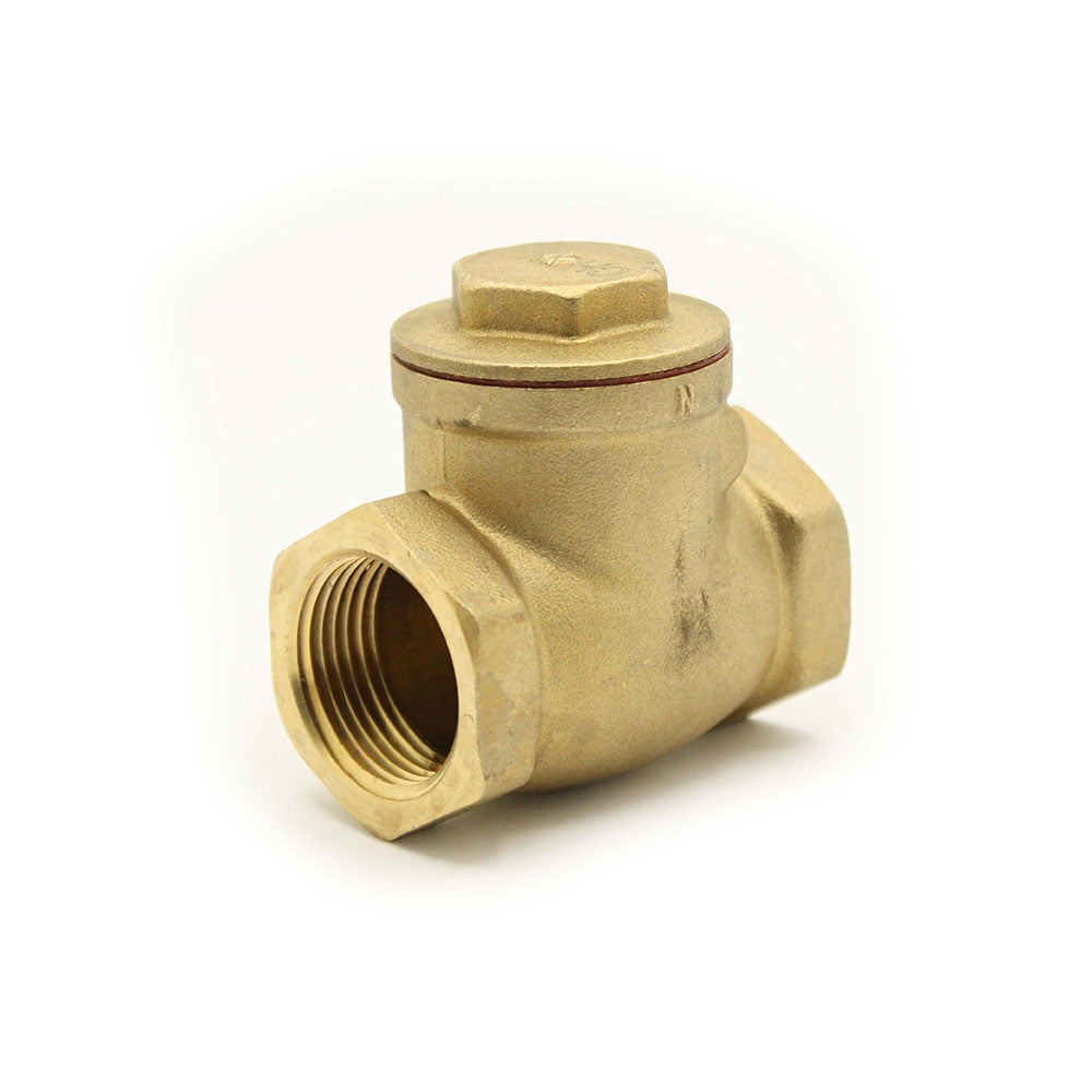 Thrifco 6415173 1 Inch FIP Brass Swing Check Valve - Walmart.com