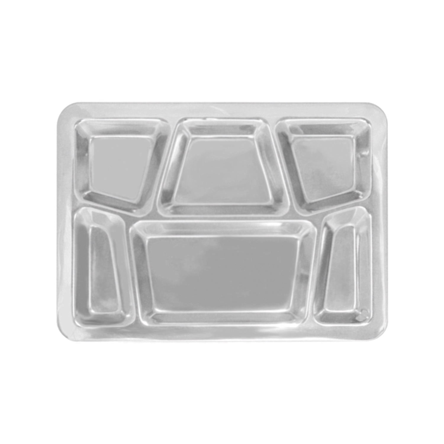 Mess Tray 6 Compartment Style B Stainless Steel 15 1 2 X 11 1 2