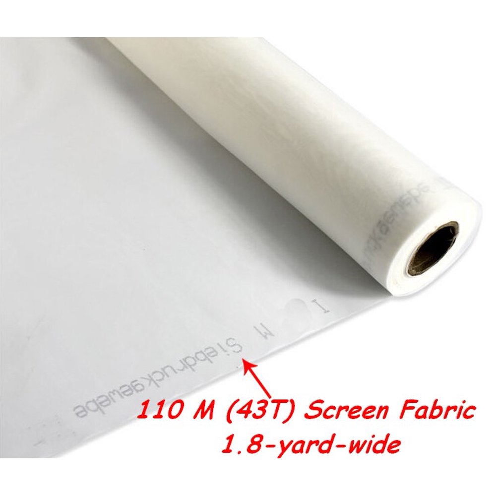 Techtongda 110 M /43T Wider Screen Mesh Silkscreen Printing Fabric 3 ...