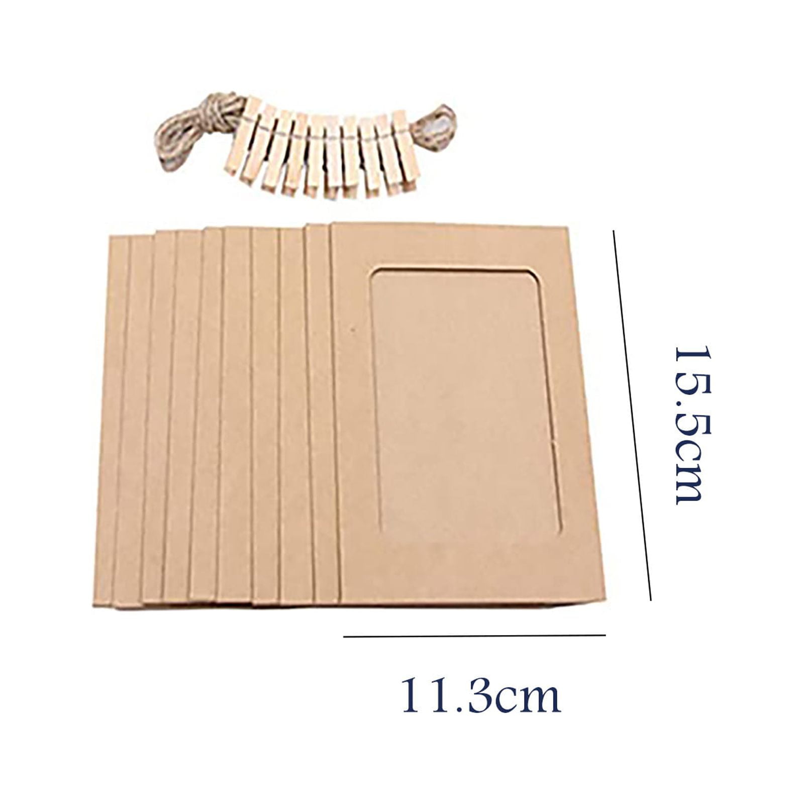 VerPetridure Clearance Hanging Album Clip Kraft Paper Photo Frame ...