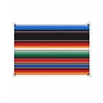 Abstract Color Stripes Sun Shade Sail 6.5'X10' Navy Black Red Striped ...