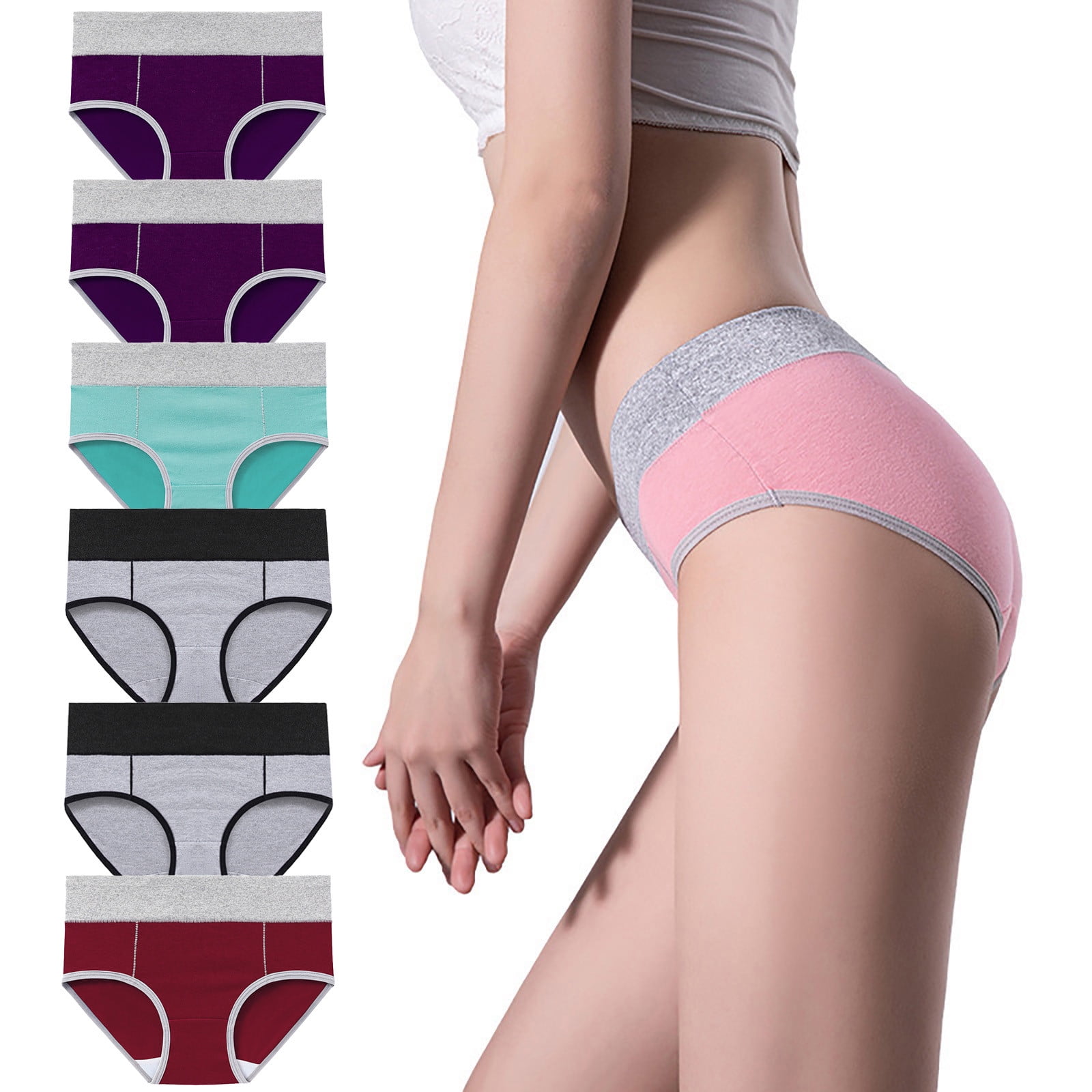 Click here for Ameiaea High Waisted Underwear For Women Stretch C... prices