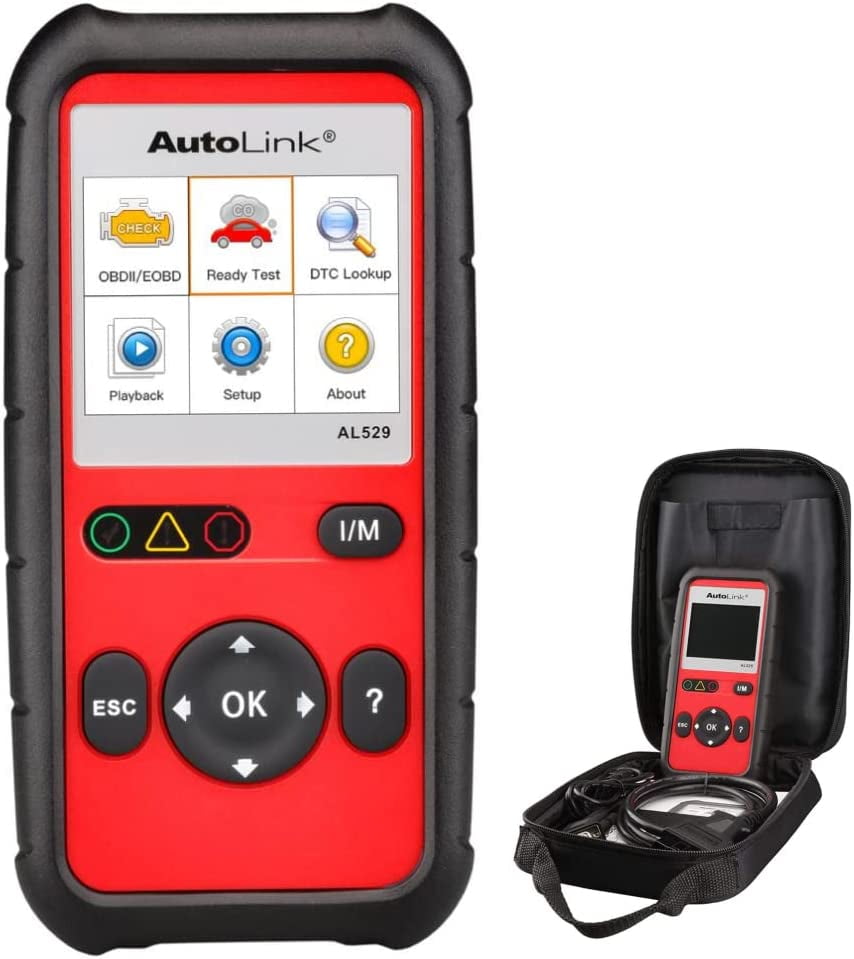Autel AutoLink AL529 Vehicle OBD2 Code Scanner and Emission Tester Auto ...