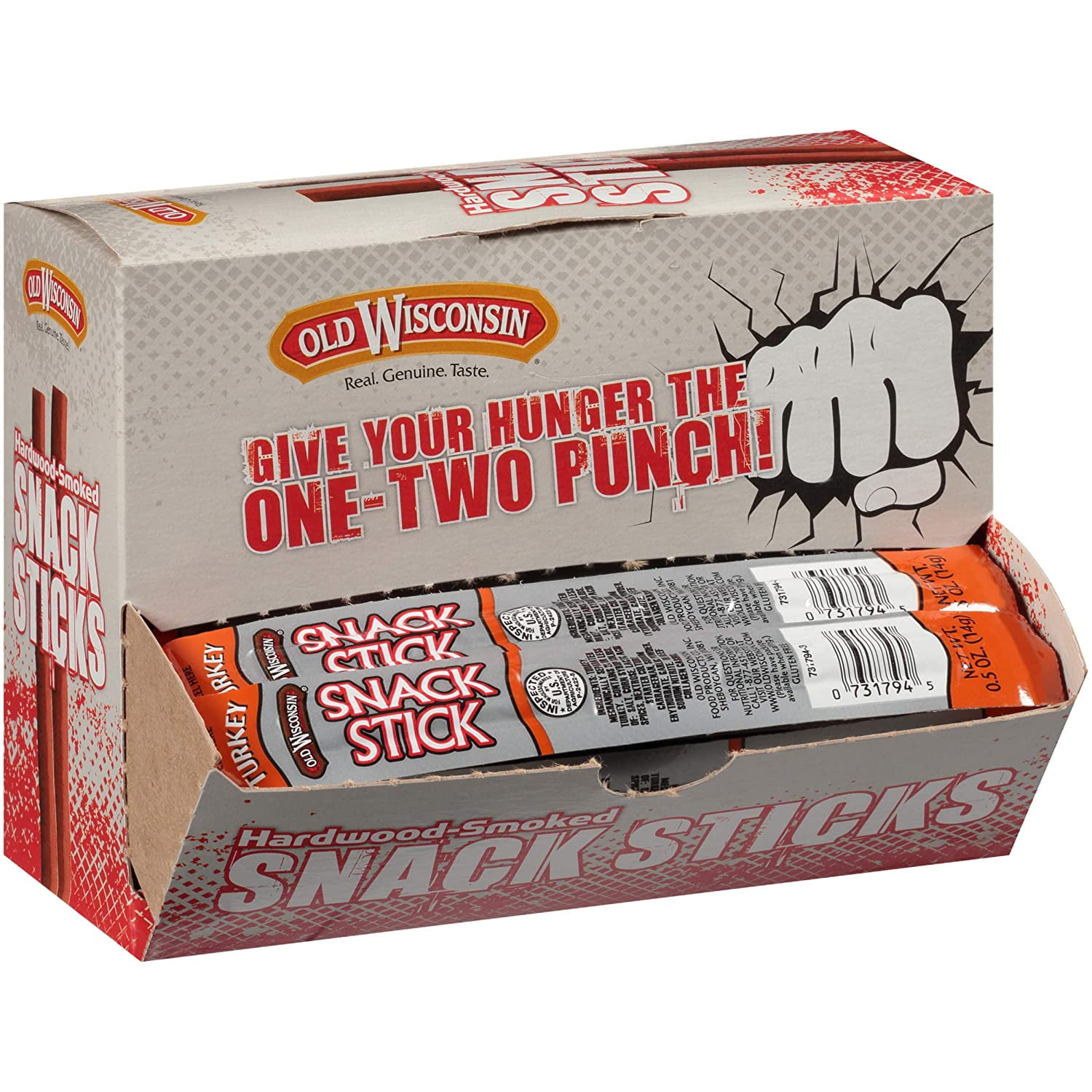 Turkey Sausage Snack Sticks, Naturally Smoked, Ready to Eat, High ...