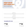 WOWIPER Silicone Wiper Blades Isolate Water Repellency OEM Quality ...