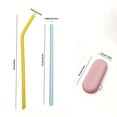 Reusable Silicone Straws - Easy-Open & Clean Design | BPA-Free, Hot ...