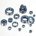 4 Pack 6702-2RS Deep Groove Bearing, 15x21x4mm Double Sealed Chrome ...