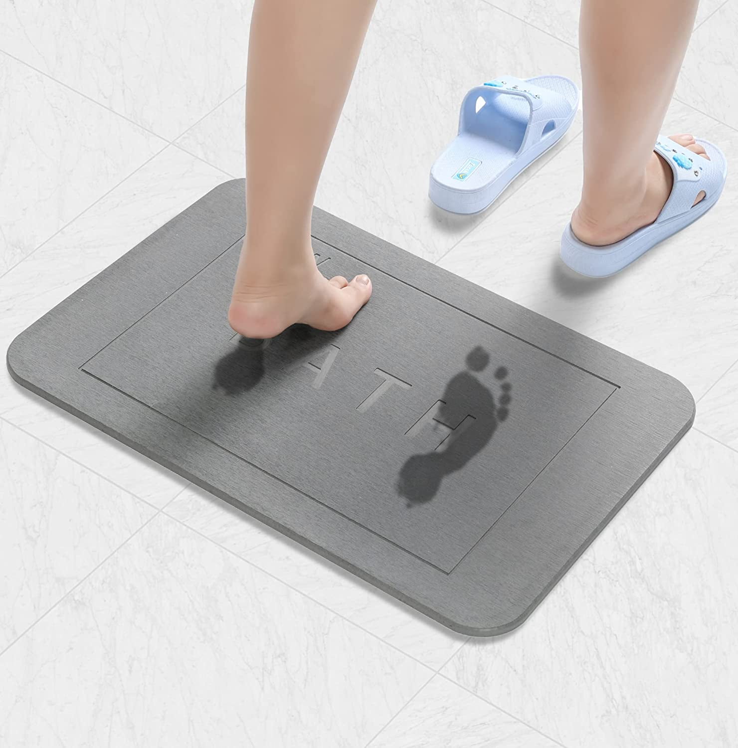 AWW Stone Bath Mat Diatomaceous Earth Bath Mat Quick Drying Bath Stone AWW Stone Bath Mat Diatomaceous Earth Bath Mat Quick Drying Bath Stone