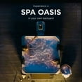 Open Box MSpa Oslo 6 Person Squared Hot Tub w/Hydro Massage Jets & LED ...