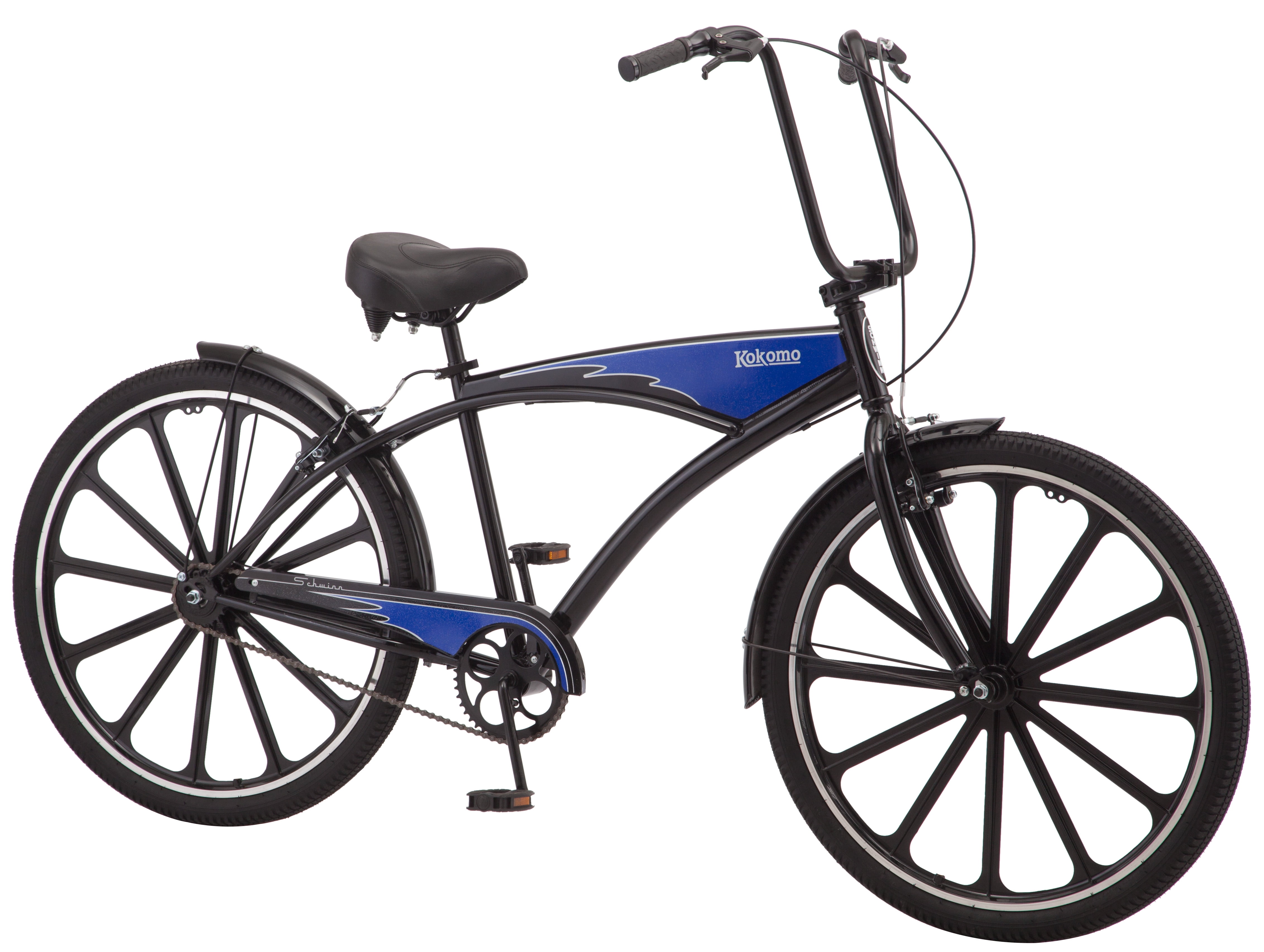 Mens Cruiser Bike Kokomo Ride Durable Adjustable Seat Steel Cruiser ...