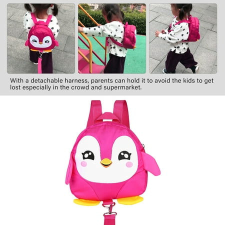 Qiilu Cute Cartoon Penguin Baby Safety Harness Backpack Toddler Anti ...