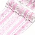 12 Rolls 12 Styles DIY Scrapbook Decorative Paper Tapes Adhesive Tapes ...