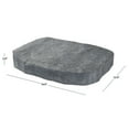 Pavestone 12" x 16" Caprezzo Chicago Blend (Grey/Charcoal) Concrete ...