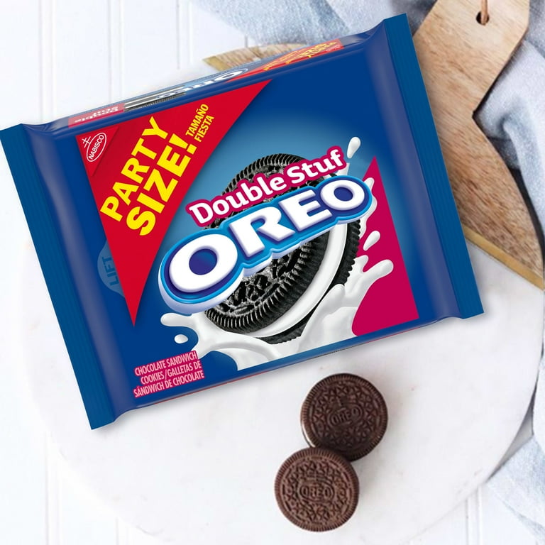 Oreo Chocolate Sandwich Cookies Double Stuf 1535 Oz For Give Out