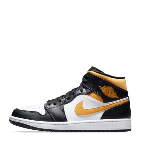 Jordan Mens Air Jordan 1 Mid 554724 177 Black University Gold - Size 9 ...