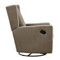Baby Relax Mikayla 4-in-1 Swivel Glider Rocker Recliner, Mocha ...