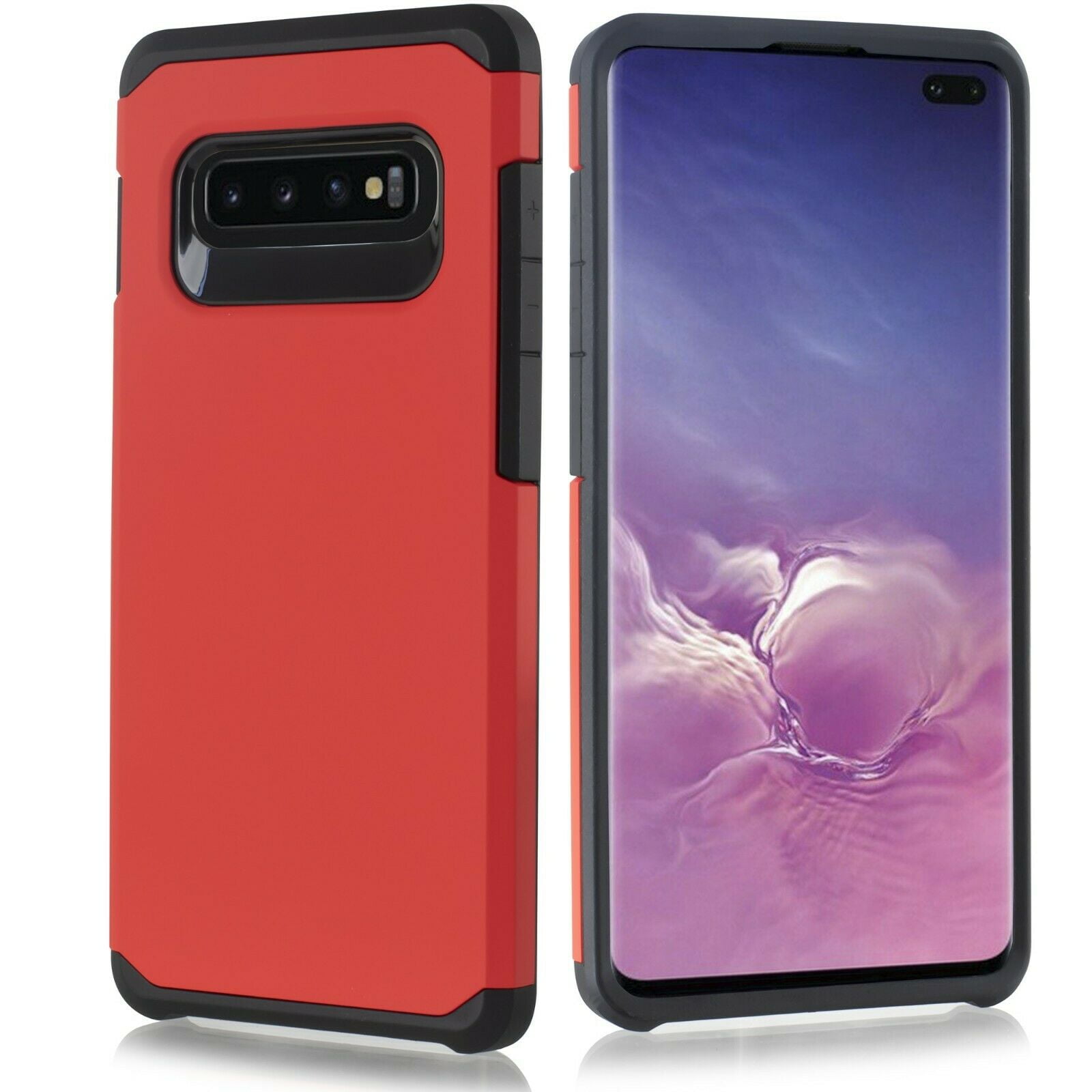 for 6.4" Samsung Galaxy S10 Plus Slim Case Dual Layer Protective Case ...