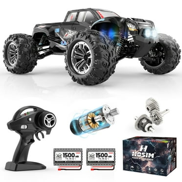 JoyStone Brushless High Speed RC Monster Truck, Max 45+mph , 1:16 RC ...