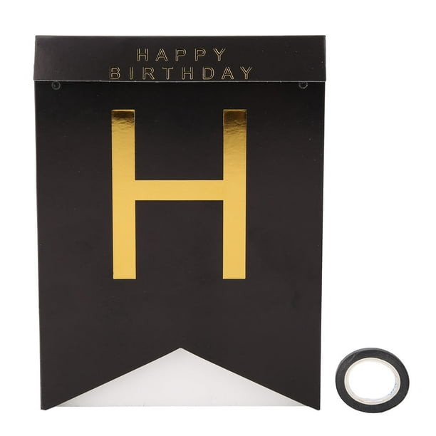 Birthday Flag,Happy Birthday Flag Bronzing Birthday Bannercard Birthday ...