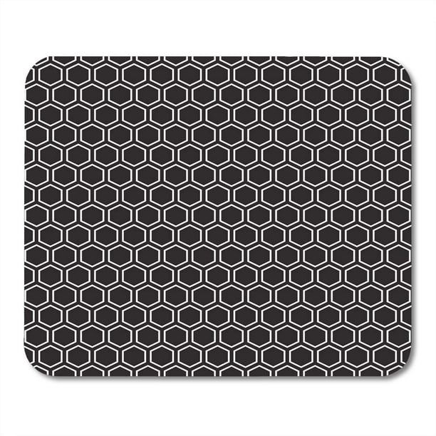 JSDART Graphic Hexagon Hexagonal Honeycomb Pattern Black and White ...