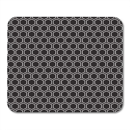 JSDART Graphic Hexagon Hexagonal Honeycomb Pattern Black and White ...