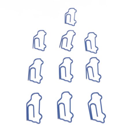 Paper Clips, Car Shape Shaped Paper Clips Electroplating Process 100 ...