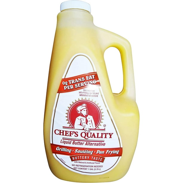 Chef's Quality Alternative Liquid Butter, 1 Gallon - Walmart.com
