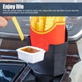 Car Cup Holder Organizer -3-In-1 French Frying Pan Holder, Sauce Holder ...