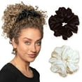 Silk Scrunchies Ponytail Holders – Oversized Mulberry Silk Scrunchies ...