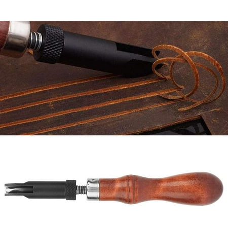 Dyfrio Leather Edge Beveler Tool, Wide Mouth Leathercraft Edge Skiving ...