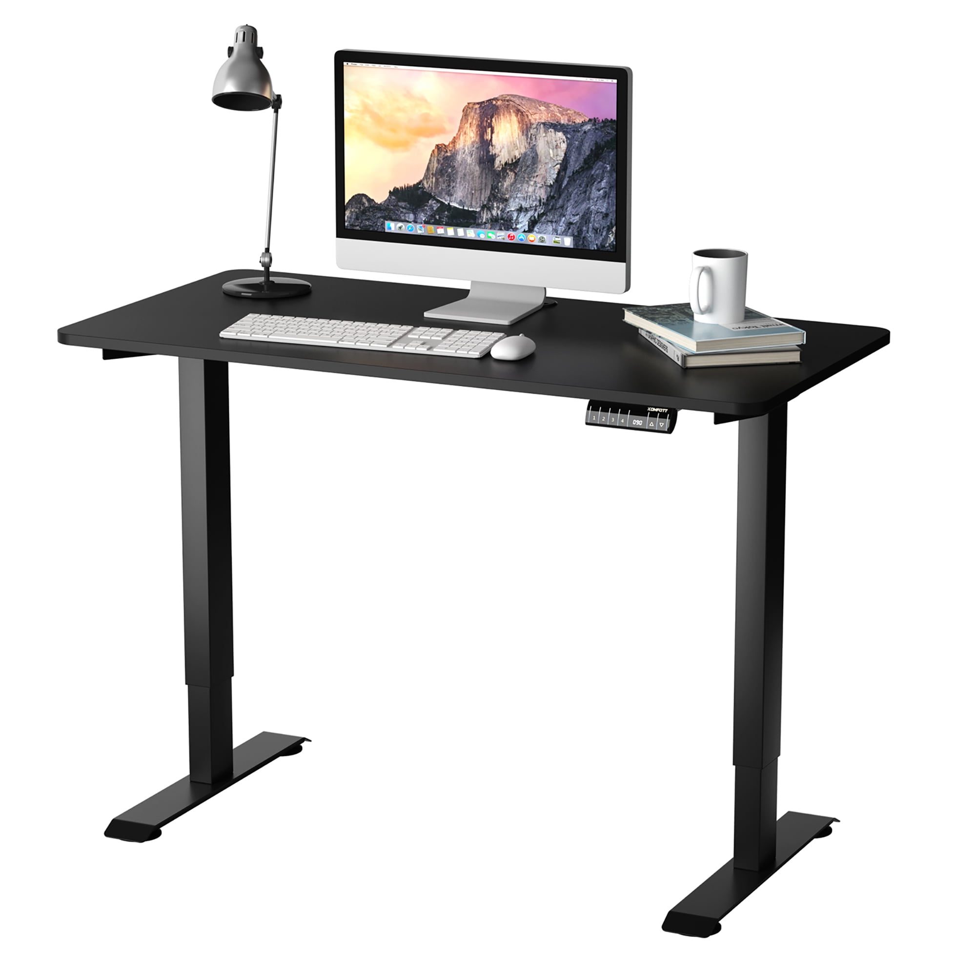 Costway Electric Adjustable Standing Desk Stand up Workstation w ...