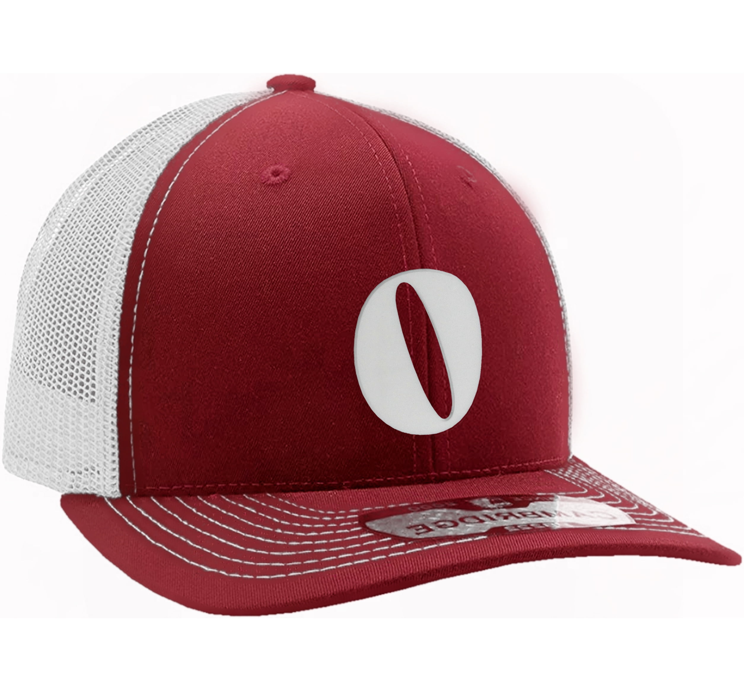 Daxton Baseball Trucker Hat 3D Capital Alphabet Letters Structured Mid ...