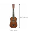 23 Inch Acoustic Guitar Wooden Beginner Guitar Music Instruments for ...