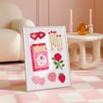 Affixzi Pink Matchbox Wall Art, Valentine, Unframed Paper Poster ...