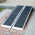 Mad Hornets Threshold Ramp, Portable Aluminum Folding Wheelchair Ramp ...