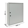 BankSupplies Fort Knox 200 Key Cabinet | Dual Lock Control Key Box | 22 ...