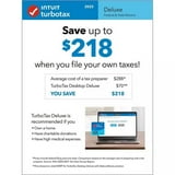 TurboTax 2023 Deluxe Federal & State Tax Software + Federal E-File ...