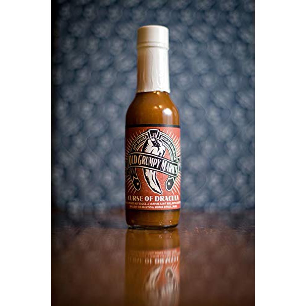 Old Grumpy Marks, Curse Of Dracula, Garlic Hot Sauce, 5 ounce - Walmart ...