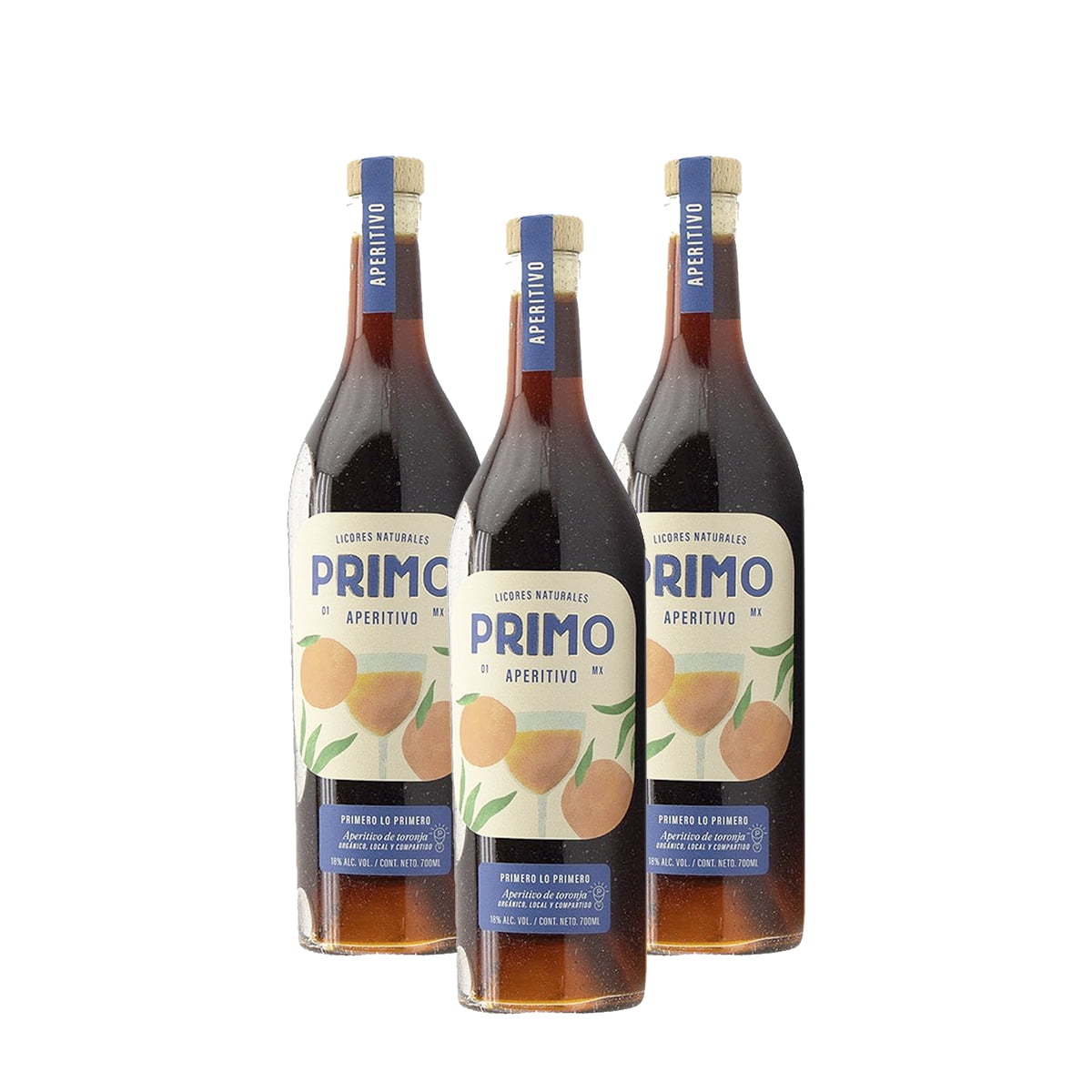 Pack De 3 Licor Aperitivo Primo 700Ml | Walmart en línea