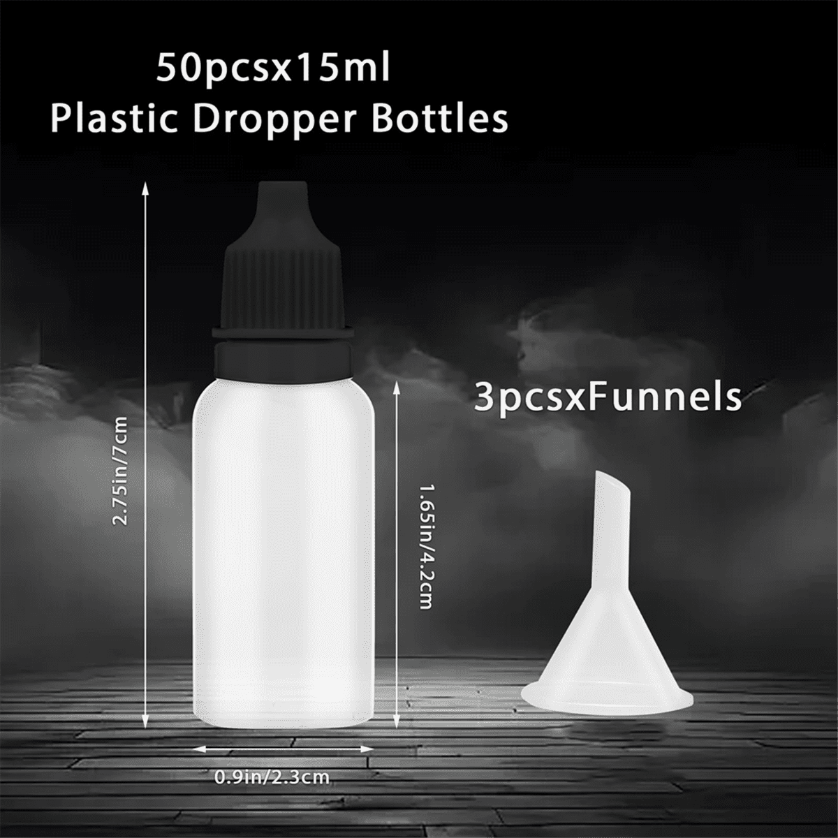 Small Empty Squeeze Dropper Bottles Squeezable Liquid Dropper Black ...